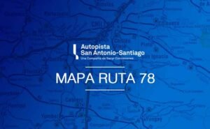 Mapa de la Ruta 78 - 2026 | Pórticos y Accesos